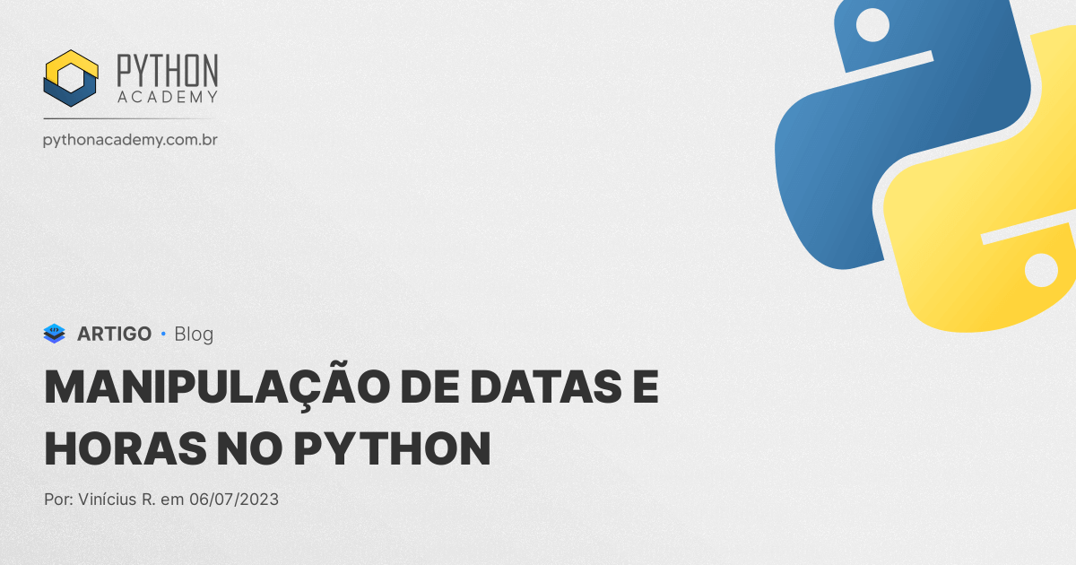 Manipulação De Datas E Horas No Python 