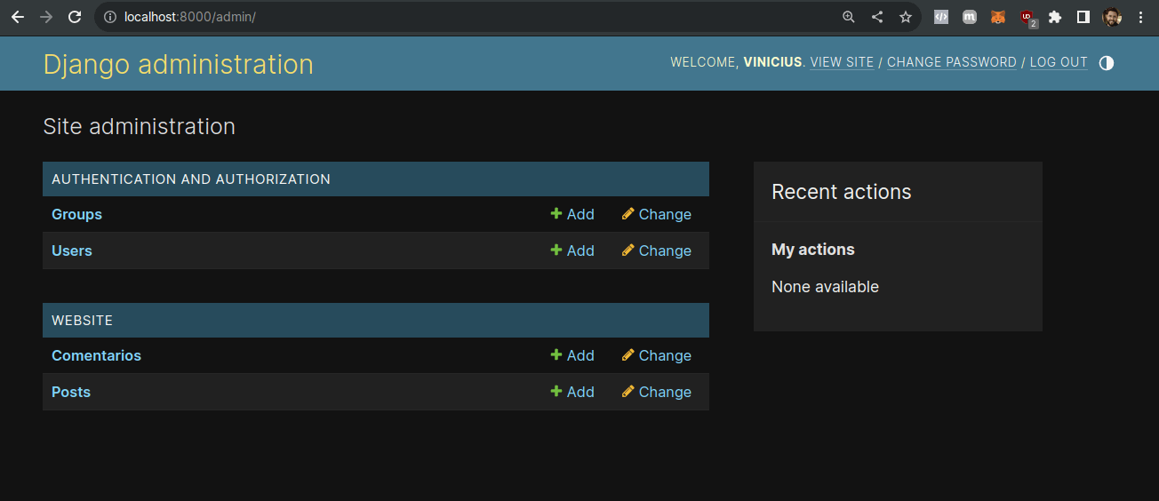 O que é e como usar o Painel Administrativo do Django (Python)
