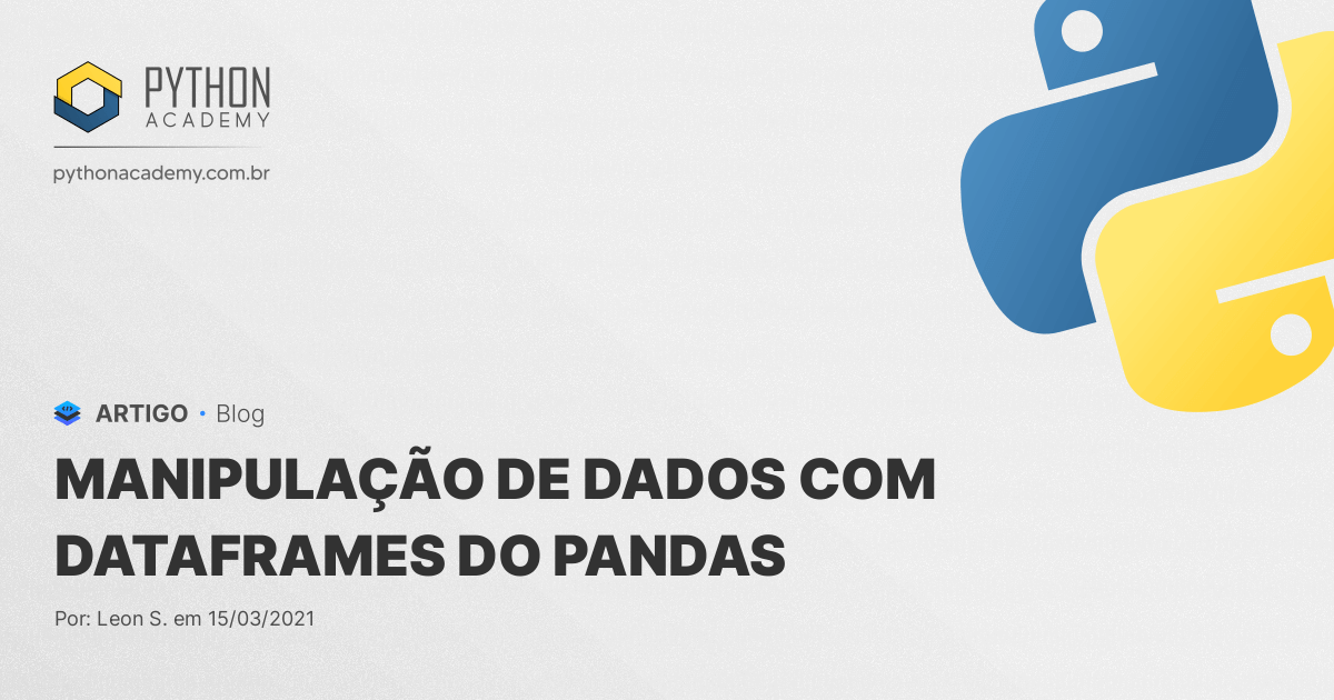 Manipulação De Dados Com Dataframes Do Pandas 4292