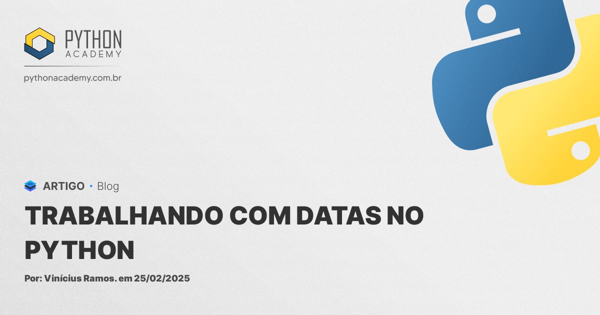Trabalhando Com Datas No Python 2592