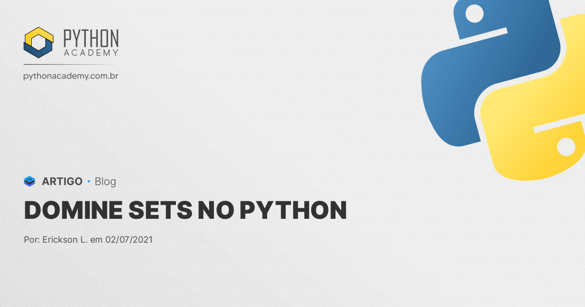Domine Sets no Python